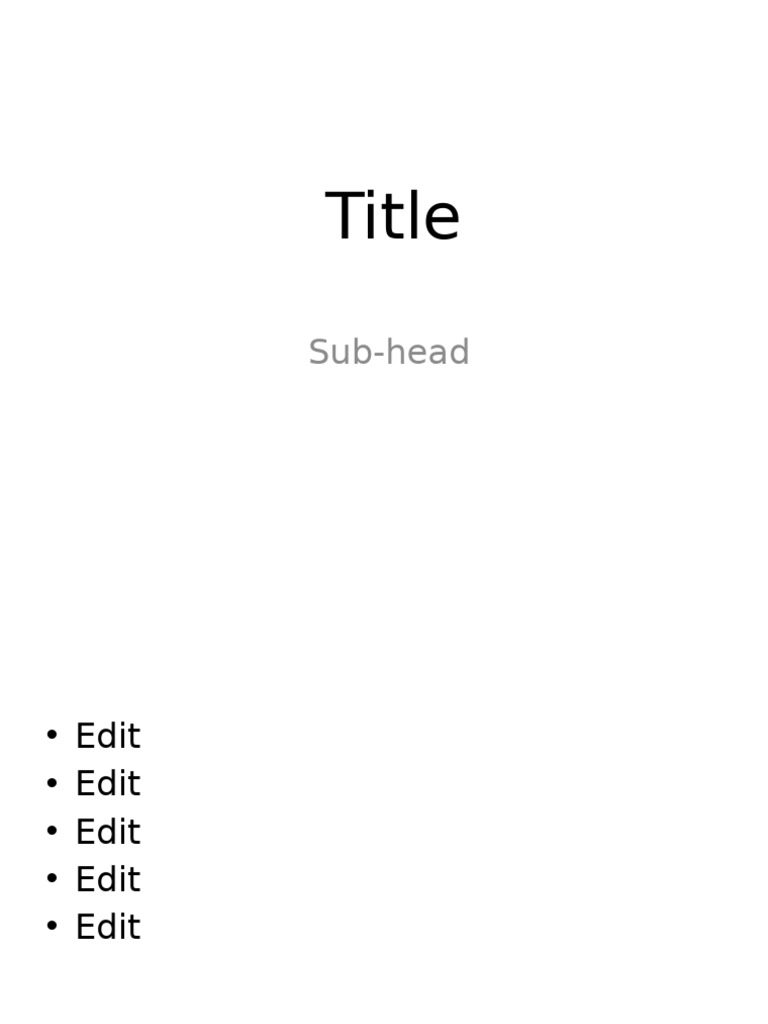 Presentation Blank | PDF