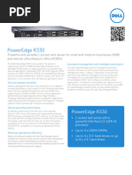 Poweredge r660 Spec Sheet | PDF | Solid State Drive | Computing