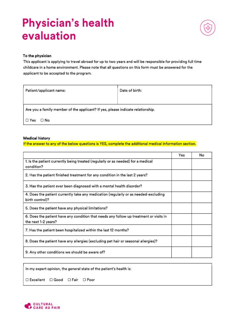 Physicians Health Evaluation | PDF