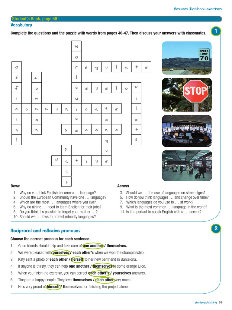 Workbook Unit 3 | PDF | English Language | Linguistics