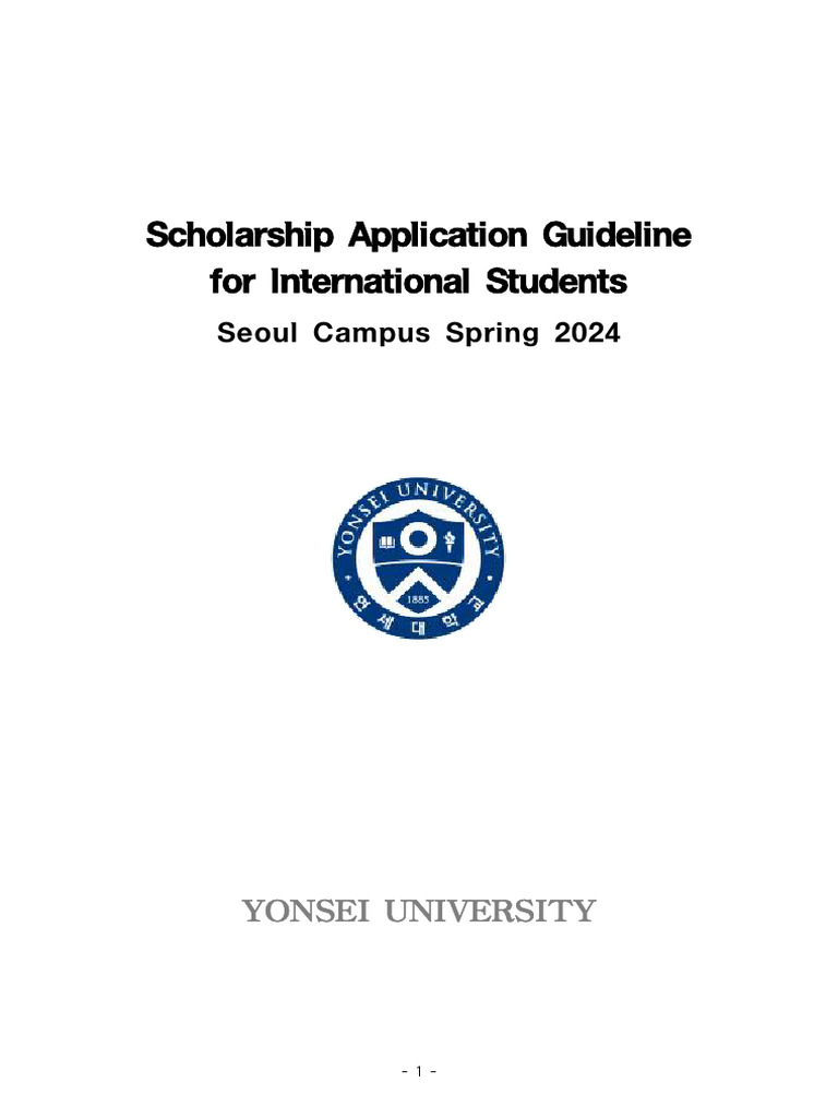 Scholar Guide 2024-1 Eng | PDF | Engineering | University And College ...