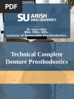 Maxillary Anatomy for Denture Design | PDF | Dentures | Tooth