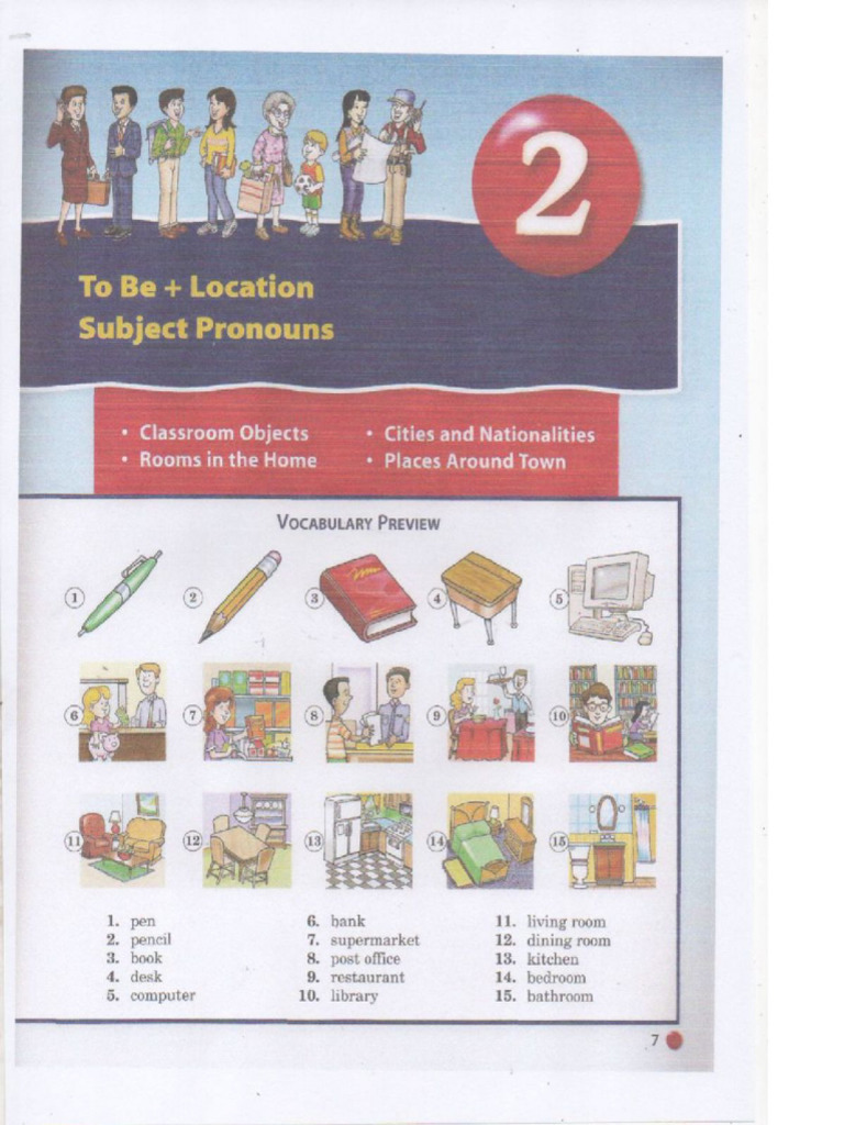 To Be + Location | PDF