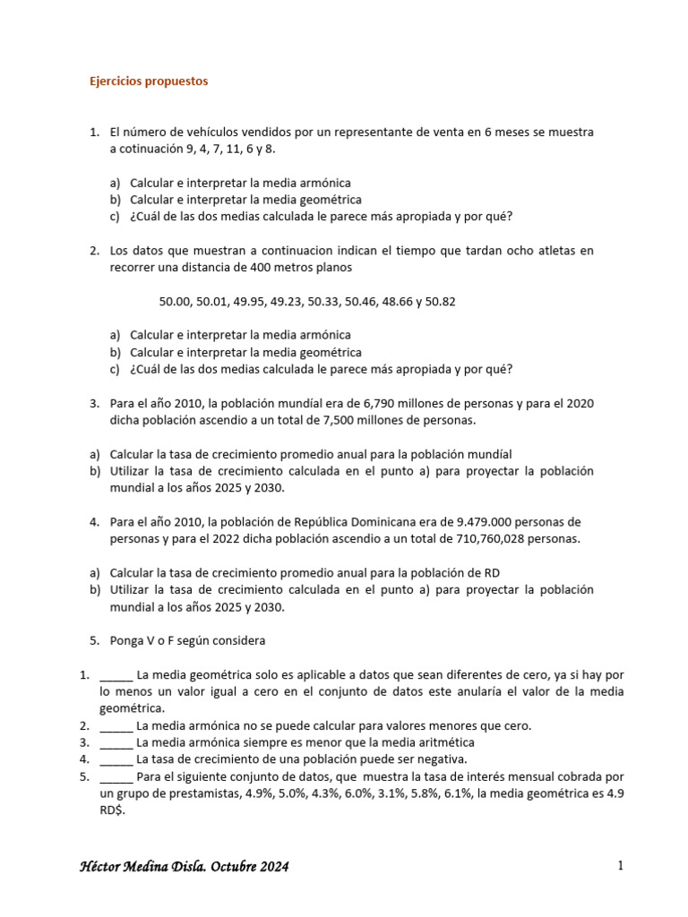 Ejercicios - 3 2 2 | PDF