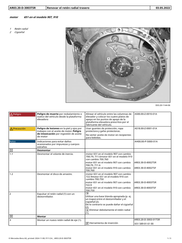 Ar 0320 D 3003 TSR | PDF | Vehículo de motor
