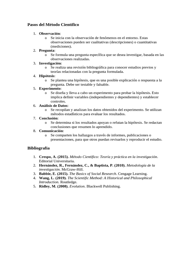 Práctica de Laboratorio Metodo Científico | PDF | Experimentar | Hipótesis