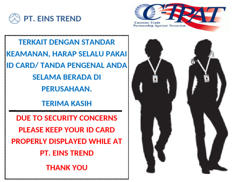 Poster C-TPAT ID Card | PDF