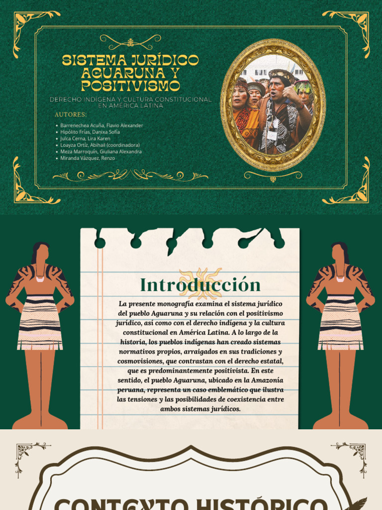 Sistema Juridico Aguaruna y Positivismo COMPONENTE 4 Grupo 01 | PDF ...