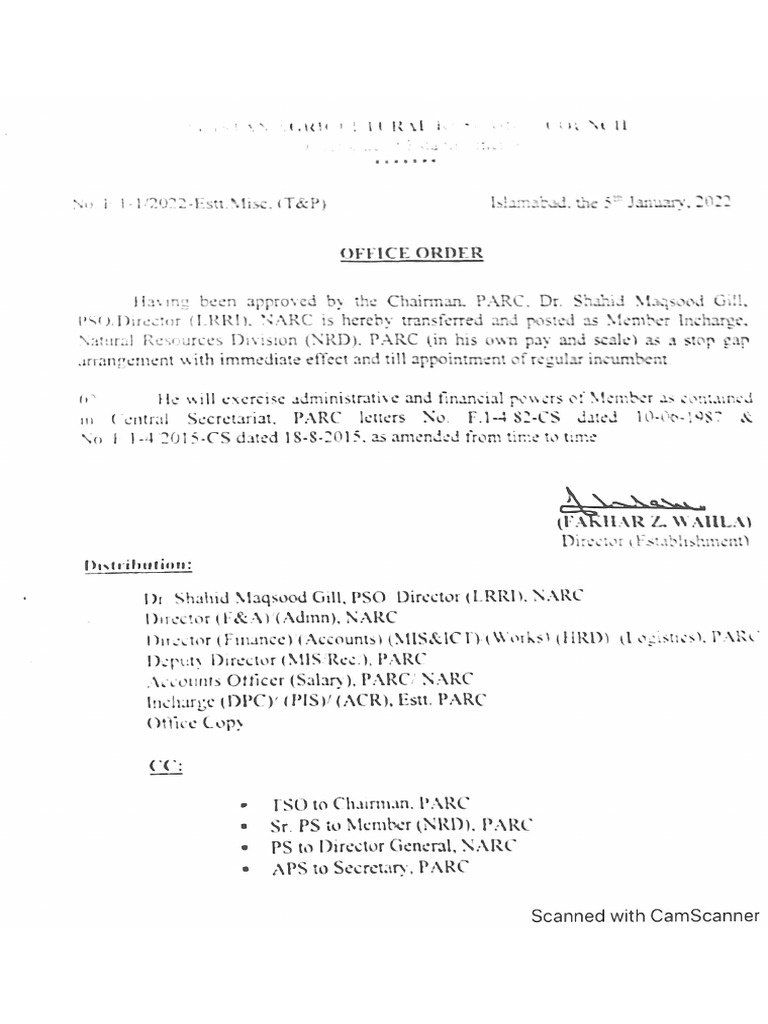 Member Order 1 | PDF