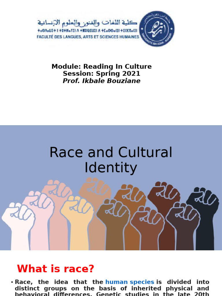 Weeks 6 and 7 Race and Identity | PDF | Race (Human Categorization ...