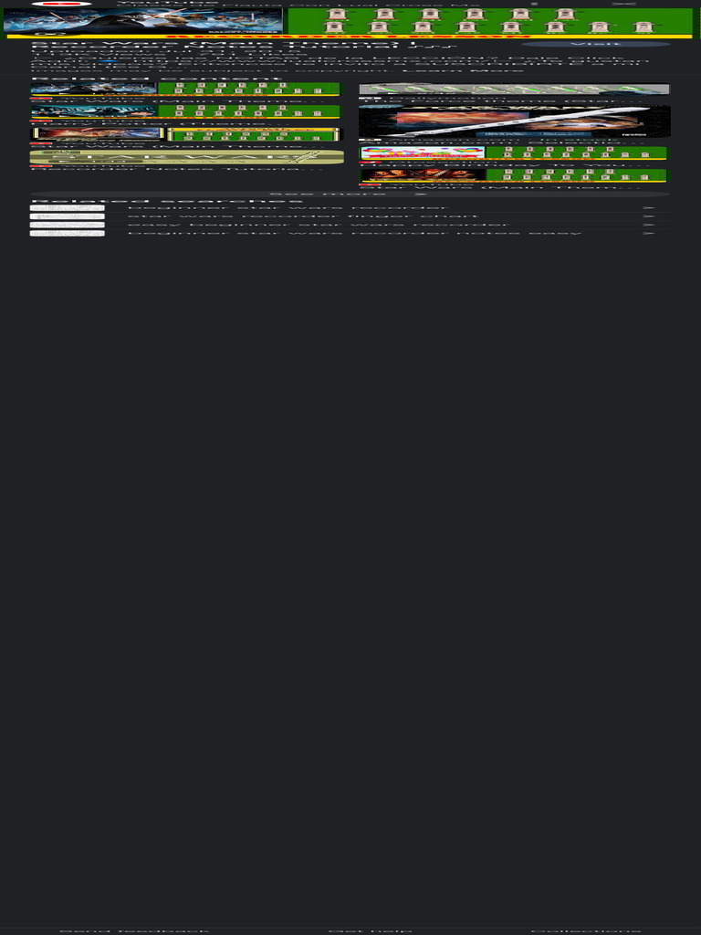 Star Wars Theme Recorder Tutorial | PDF