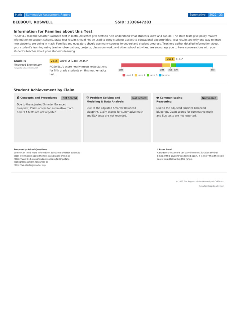 SSID: 1338647283 Beebout, Roswell Information For Families About This ...