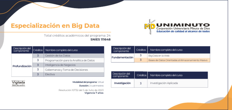 Especialización en Big/Data | PDF | Informática