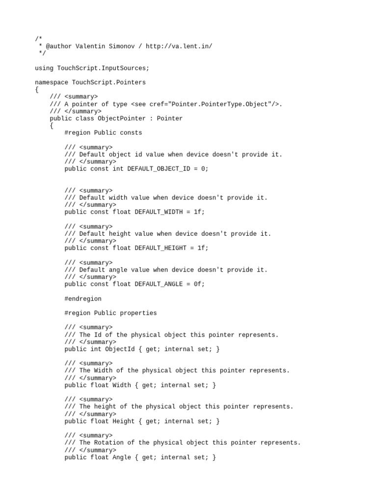 Object Pointer | PDF | Pointer (Computer Programming) | Computer ... Object Pointer | PDF | Pointer (Computer Programming) | Computer ...