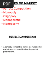 Market - Structures Notes With Graphs | PDF | Monopoly | Oligopoly