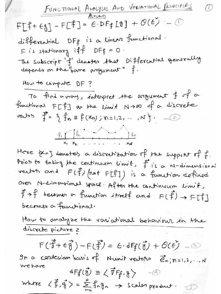 Functional Analysis and Variational Principles | PDF
