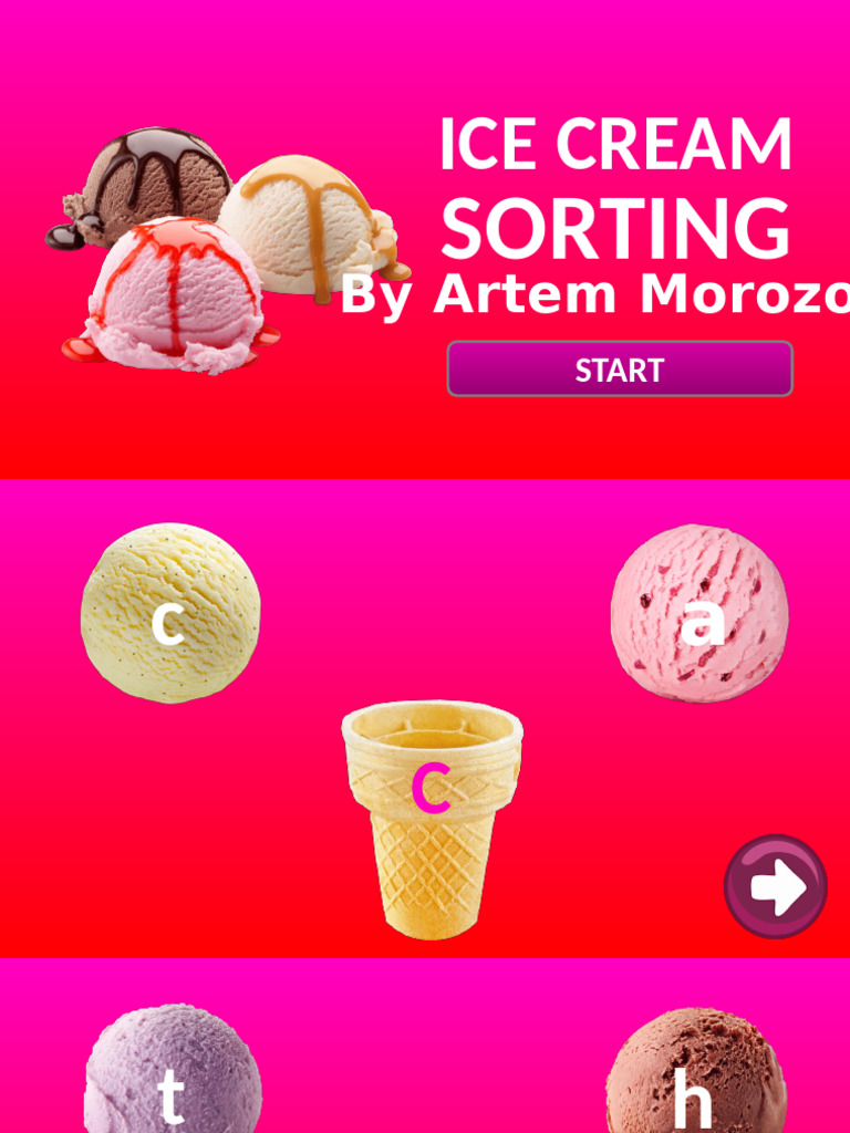 Ice Cream Sorting | PDF