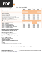 UM Tuition Fees for 2025/2026 | PDF | Science