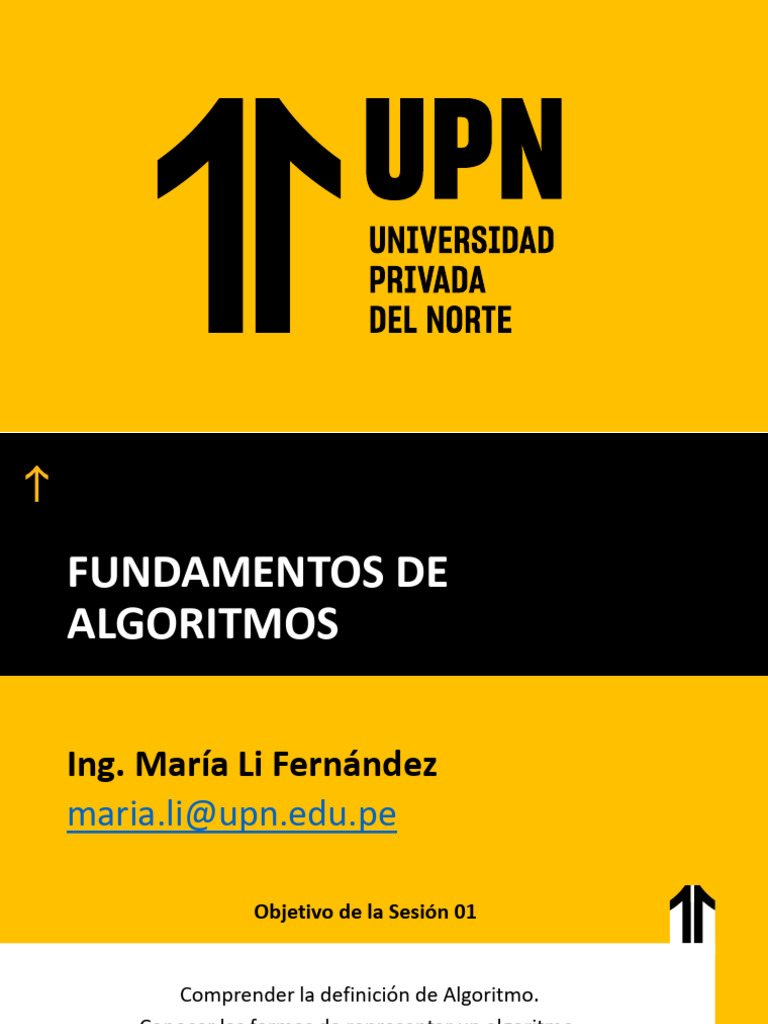 FUNAL Sesion 01 - Material Clase | PDF | Algoritmos | Programación de computadoras