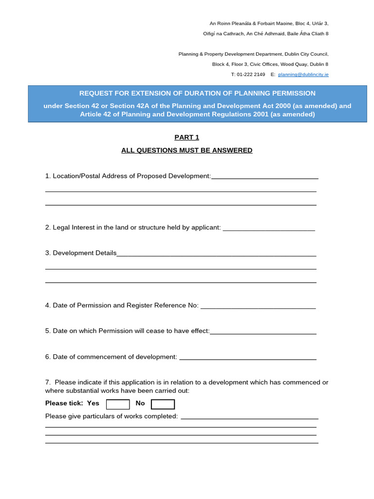 Planning Permission Extension PDF | PDF | Justice | Crime & Violence