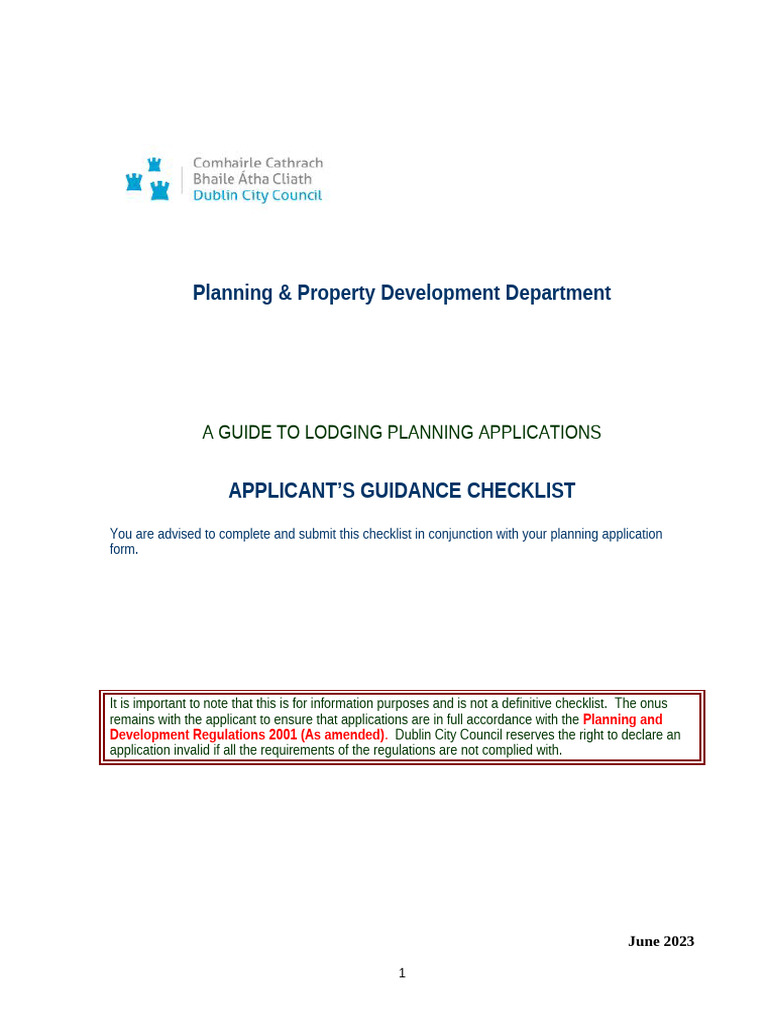 External Checklist June 2023 | PDF | Map