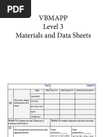VB-MAPP Level 2 Tacting Cards | PDF | Clothing | Foods