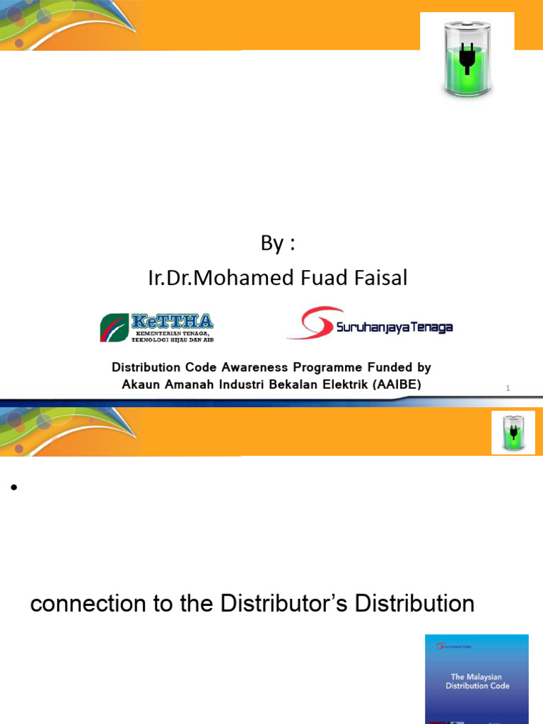 Distribution Connection Code Overview | PDF | Mains Electricity ...