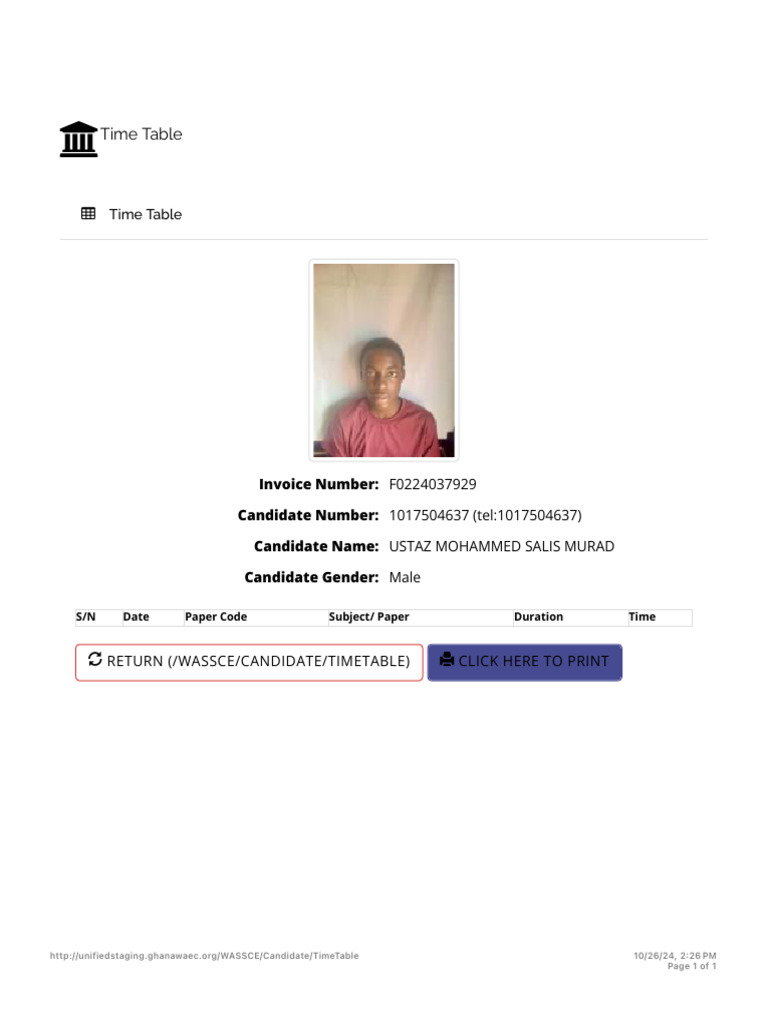 WAEC Ghana Registration | PDF