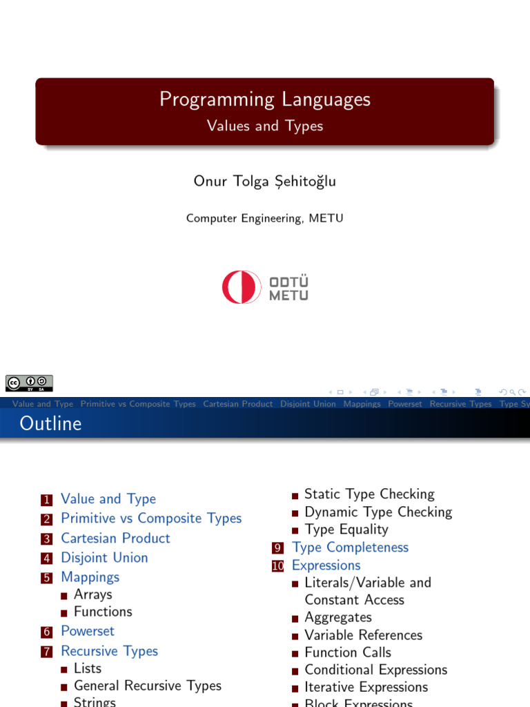 Ceng242 SL Valuesandtypes | PDF | Data Type | Integer (Computer Science)