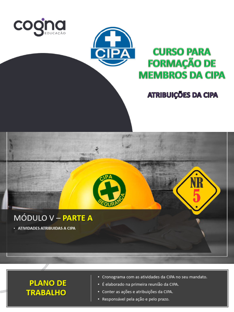 MÓDULO 5 - Atribuições Da CIPA | PDF | Computadores
