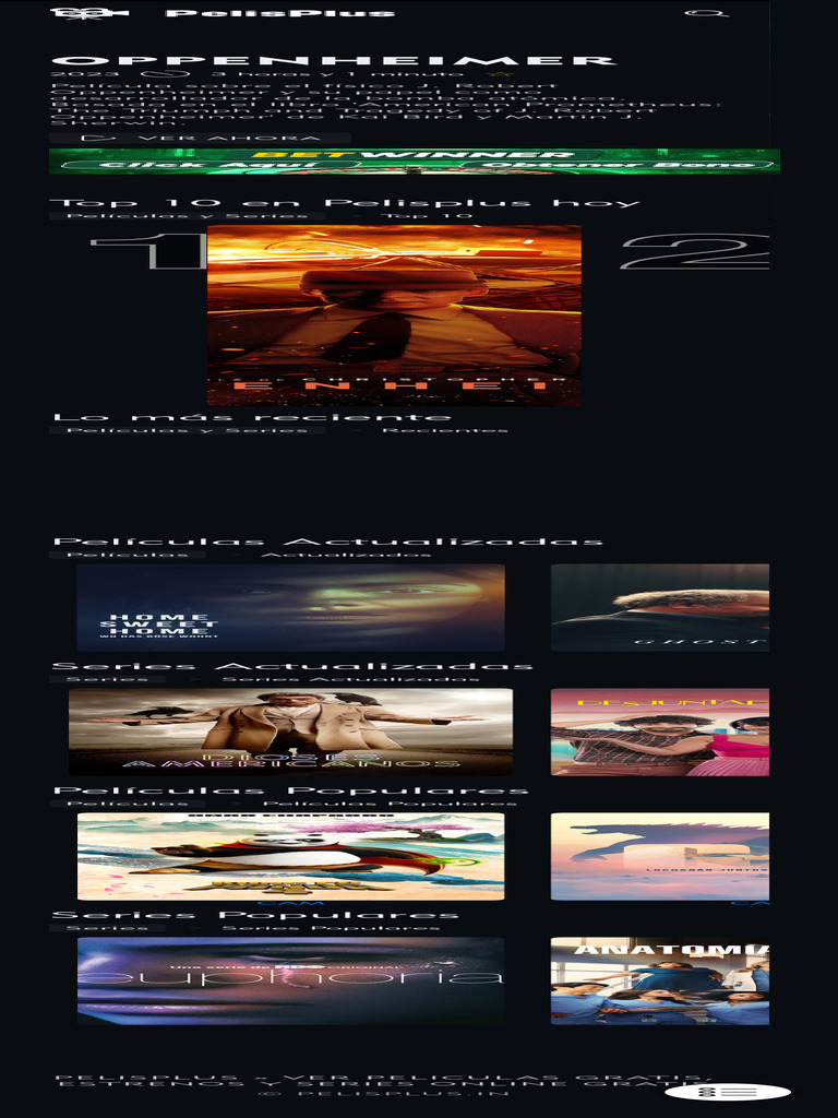 Pelisplus Ver Peliculas Gratis, Estrenos y Series Online GRATIS | PDF ...