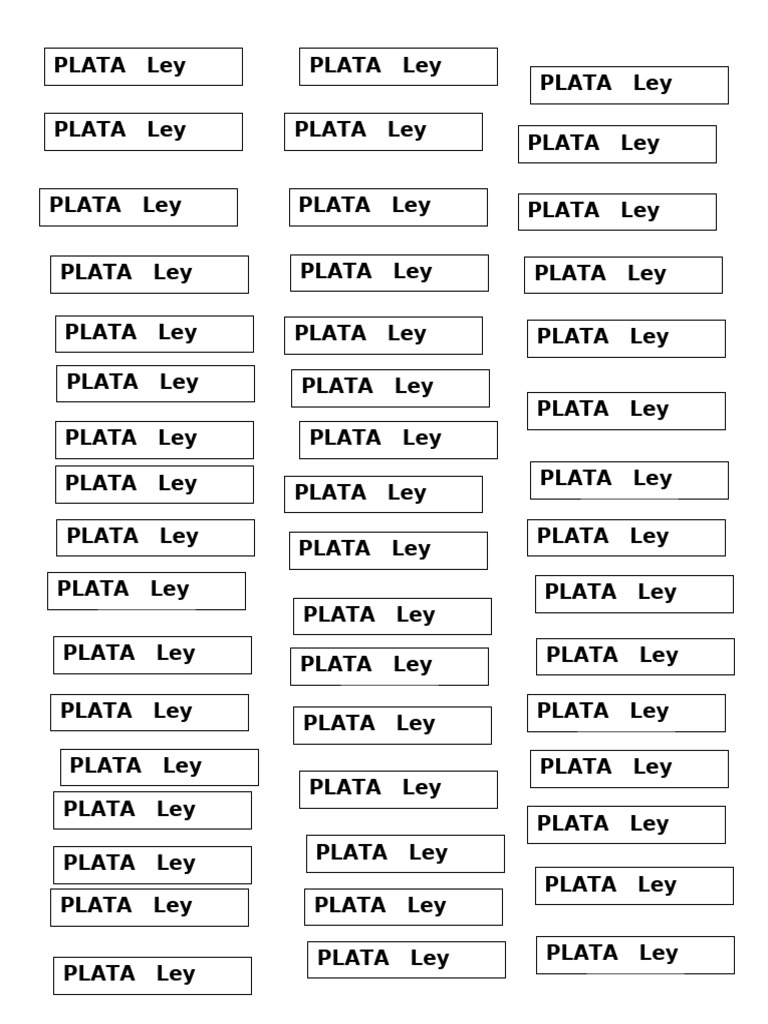 Arley Plata Ley 925 | PDF | Hogar, jardinería y bricolaje
