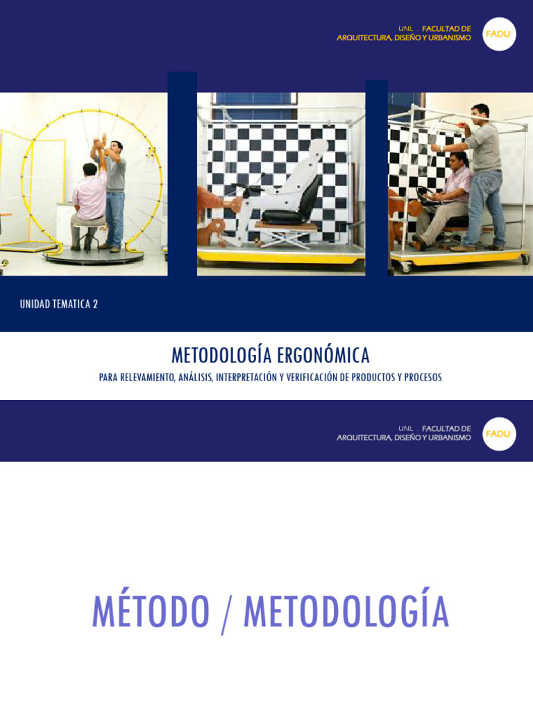 2024 - E2 - U2 - T1 - Metodología Ergonómica | PDF | Factores humanos y ...
