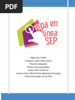 Proyecto Integrador Modulo 21 Prepa en Linea Sep | PDF