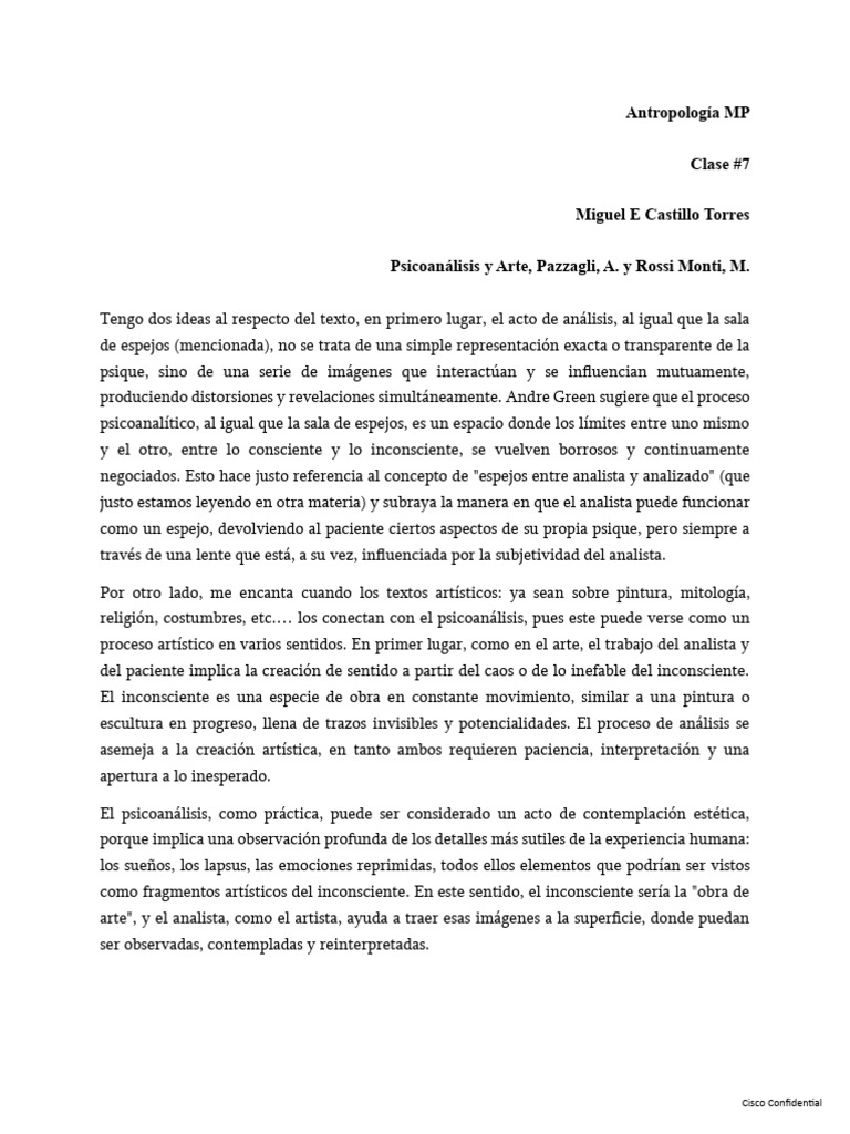 Eleia MP Clase 7 - Miguel Castillo | PDF | Psicoanálisis | Mente ...