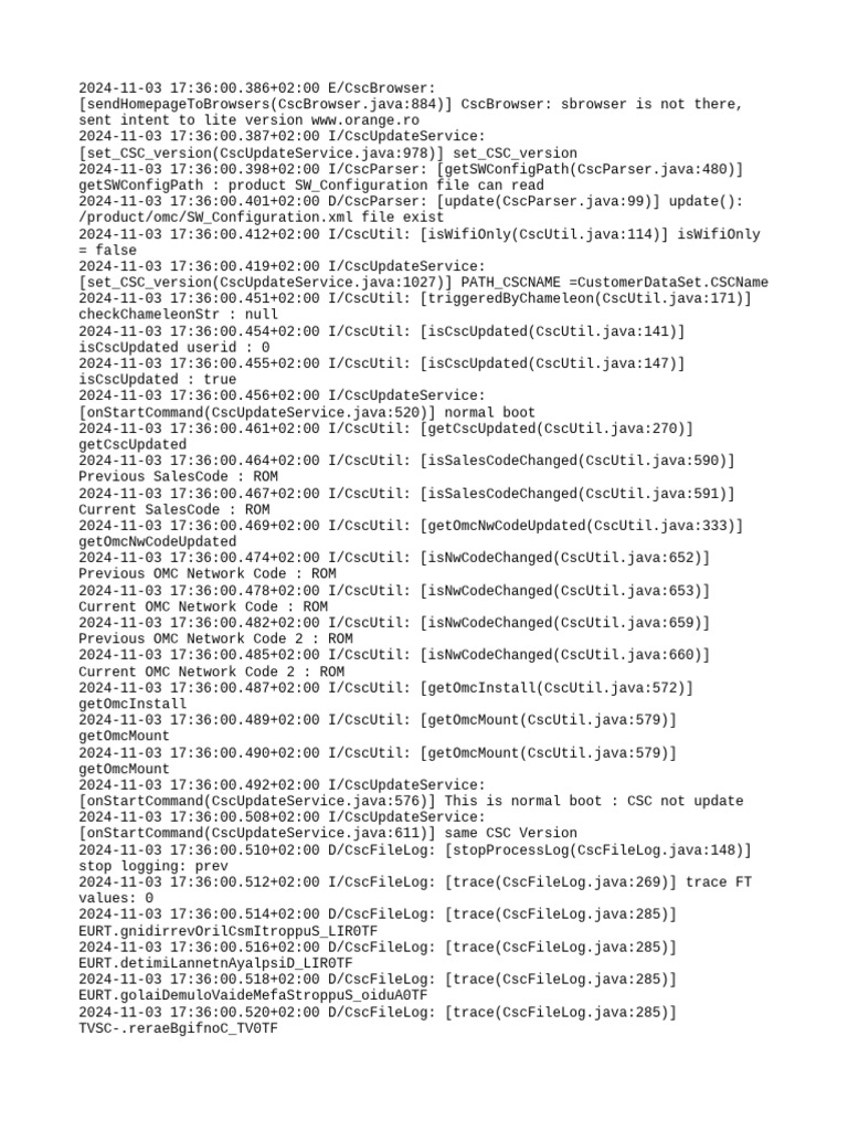 Logcat Prev CSC Log | PDF | Software Engineering | Computer Science