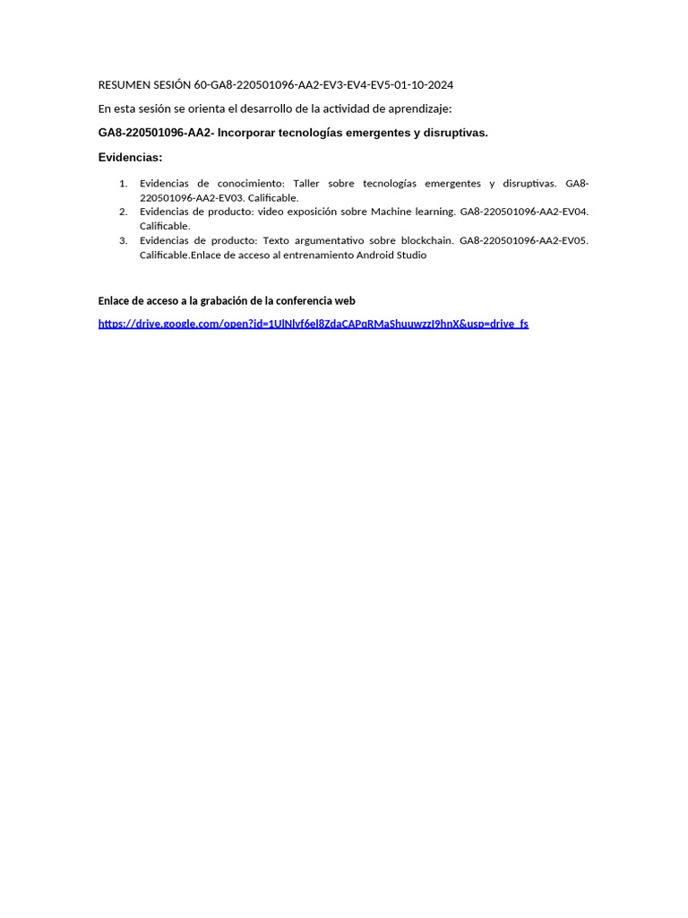 Resumen Sesión 60-Ga8-220501096-Aa2-Ev3-Ev4-Ev5-01-10-2024 | PDF