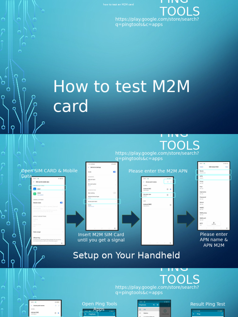 M2M Ping Tools | PDF