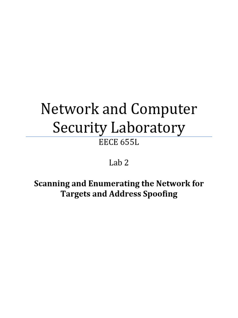 Lab 2 Eece655l | PDF | Port (Computer Networking) | Transmission Control Protocol