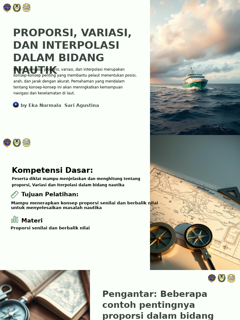 Proporsi Variasi Dan Interpolasi Dalam Bidang Nautik | PDF | Sains ...