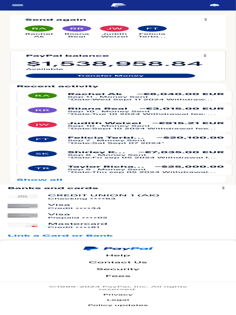 PayPal Summary | PDF