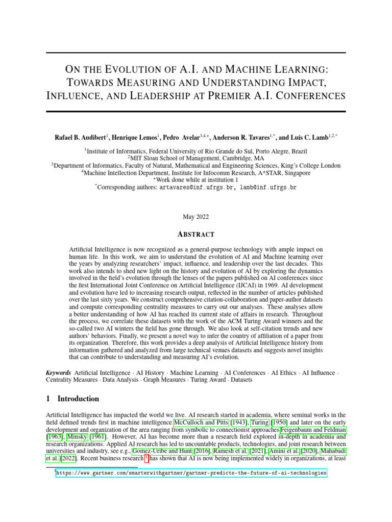 On The Evolution of AI and Machine Learning Toward | PDF | Artificial Intelligence ...