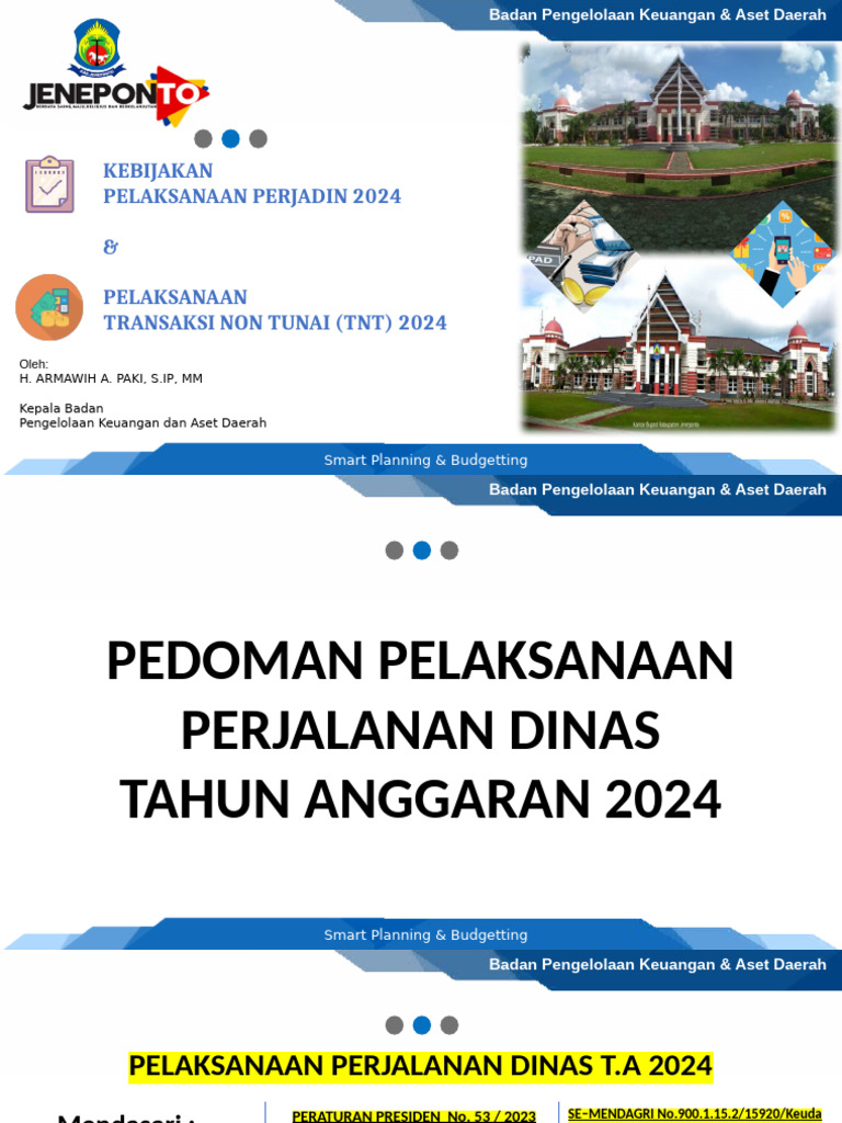 Kebijakan Perjadin & TNT 2024 | PDF