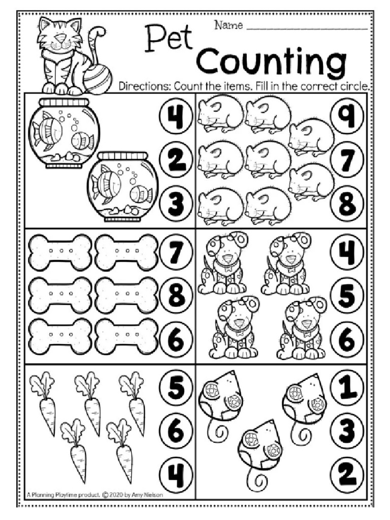 Infantil 3 Pet Counting | PDF