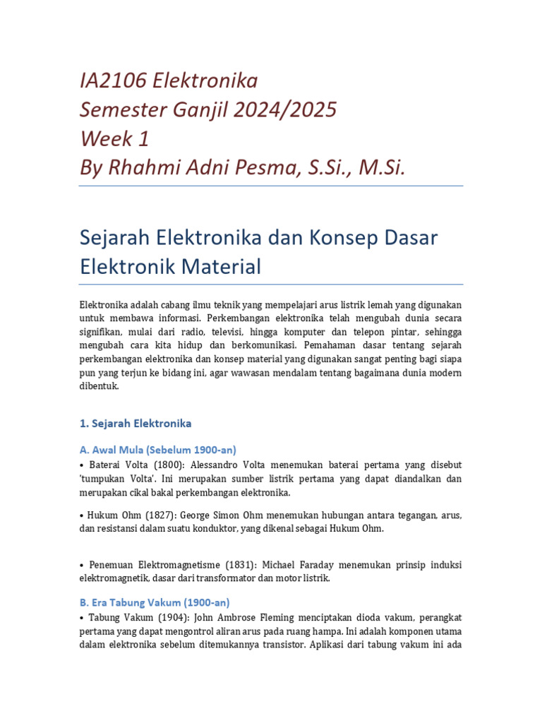 (W-1) Sejarah - Elektronika - Dan - Konsep - Dasar - Elektronik ...