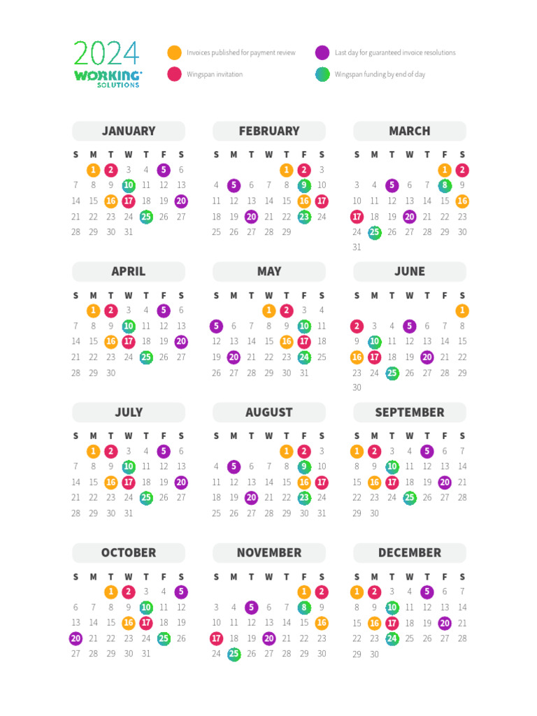 2024 Payments Calendar | PDF