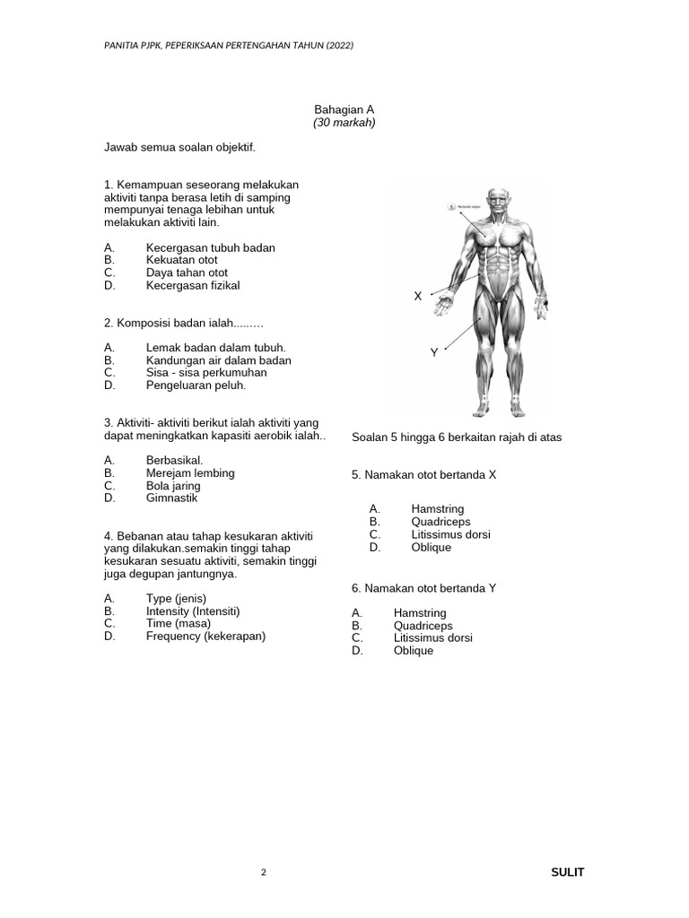 PJPK PPT T2 2022 Soalan | PDF