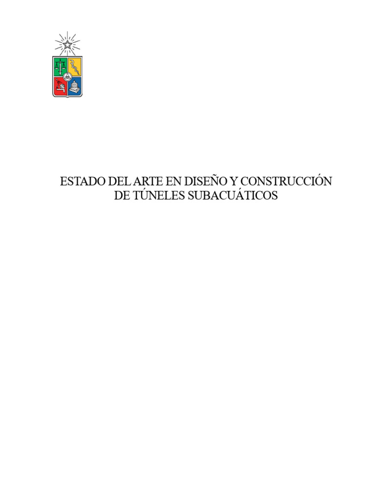 Estado Del Arte en Diseno y Construccion de Tuneles Subacuaticos | PDF ...