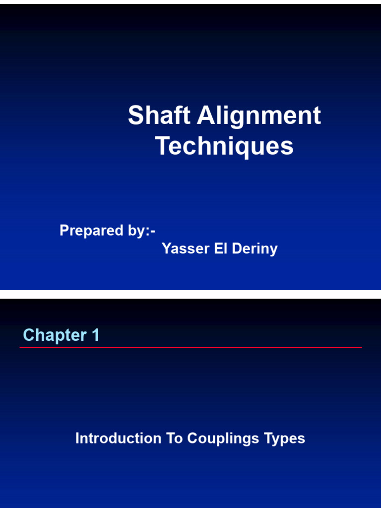 Coupling and Shaft Alignment 1730935775 | PDF | Gear | Mechanical ...