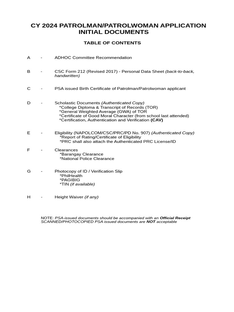 Table of Contents & Folder Cover | PDF